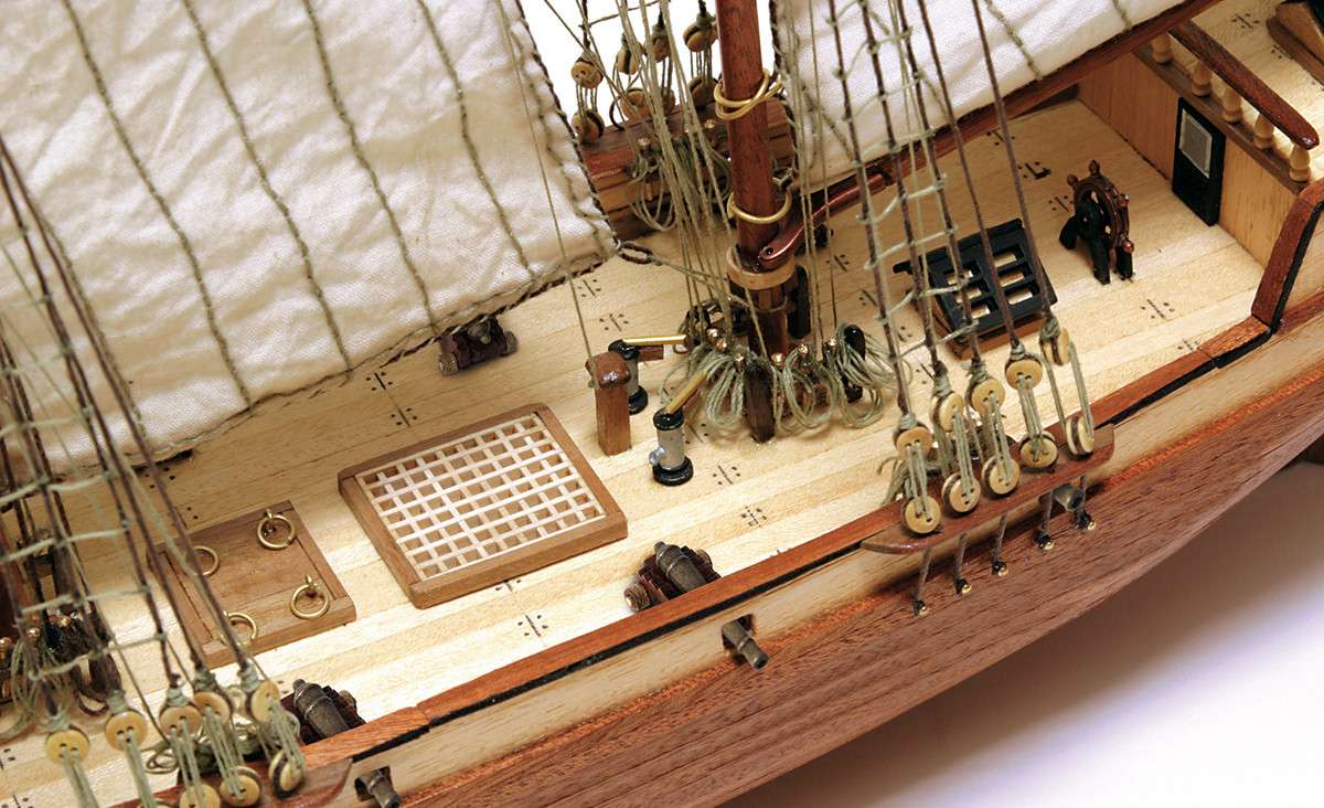 Occre Schoner Albatros Bausatz historisches Modellschiff M 1:100 ...