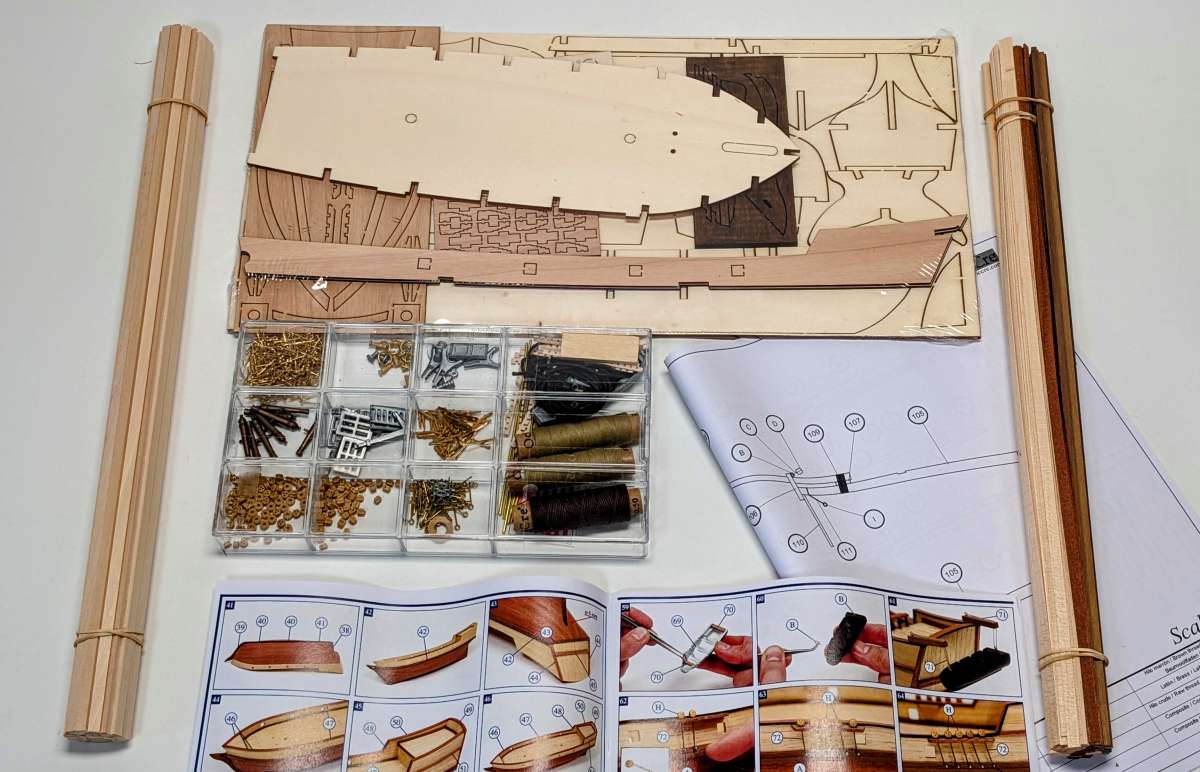 Occre Schoner Albatros Bausatz historisches Modellschiff M 1:100 ...